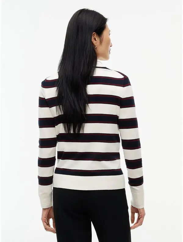 Tommy Hilfiger Lightweight Striped V-neck Sweater
