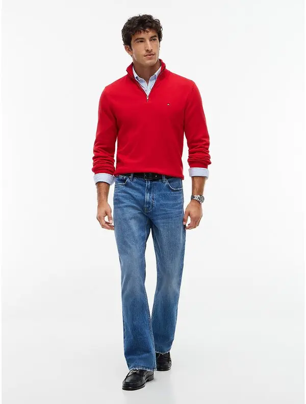 Tommy Hilfiger Quarter-zip Cotton Sweater