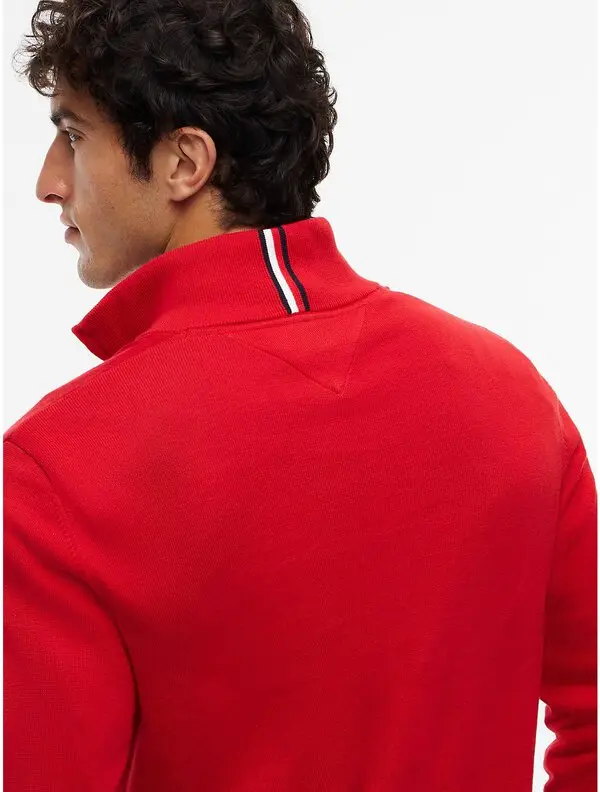 Tommy Hilfiger Quarter-zip Cotton Sweater