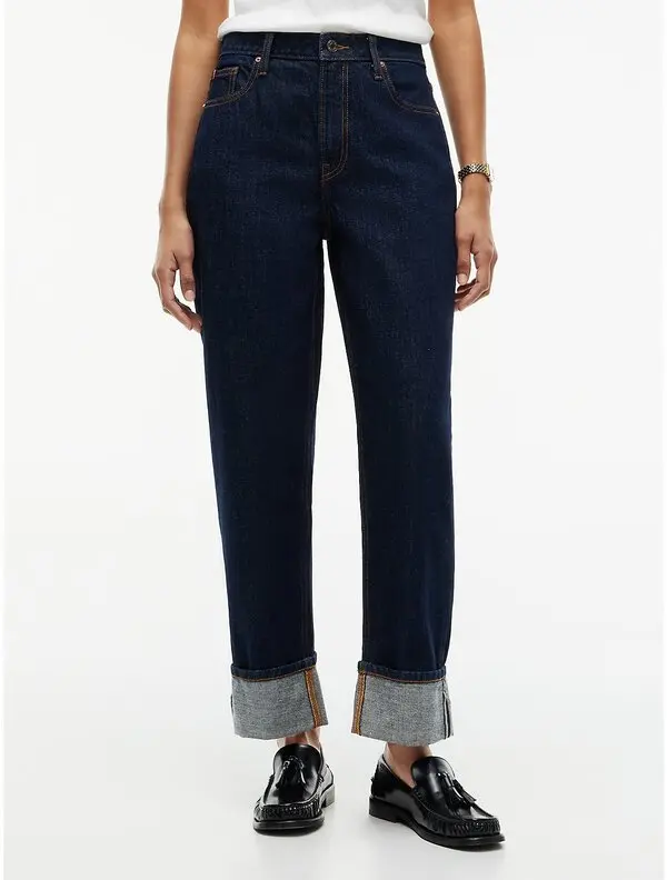 Tommy Hilfiger High-rise Classic Straight Jean - Rinse