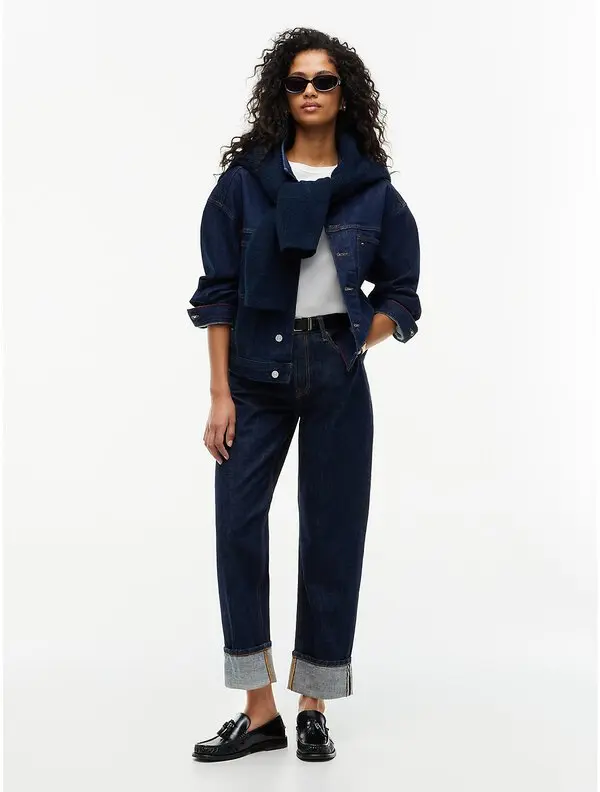 Tommy Hilfiger High-rise Classic Straight Jean - Rinse