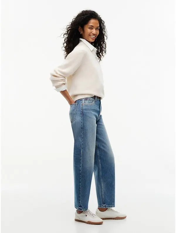 Tommy Hilfiger Stretch High-rise Barrel Jean