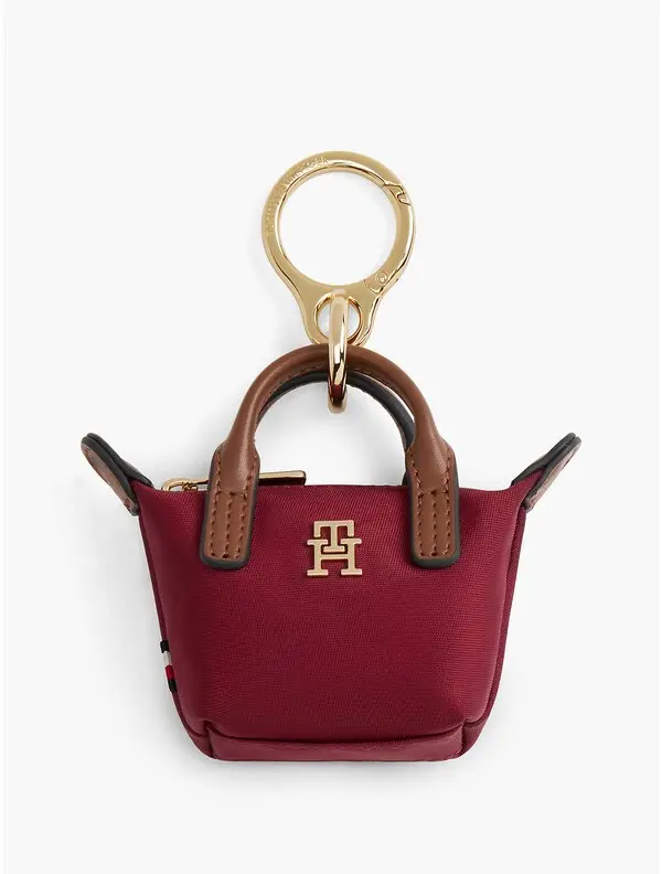 Tommy Hilfiger Monogram Coin Purse Bag Charm