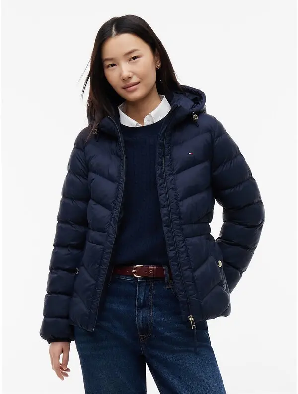 Tommy Hilfiger Lightweight Quilted Hooded Jacket