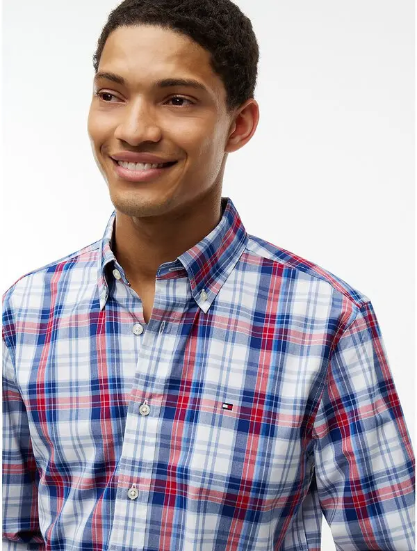 Tommy Hilfiger Regular Fit Plaid Shirt