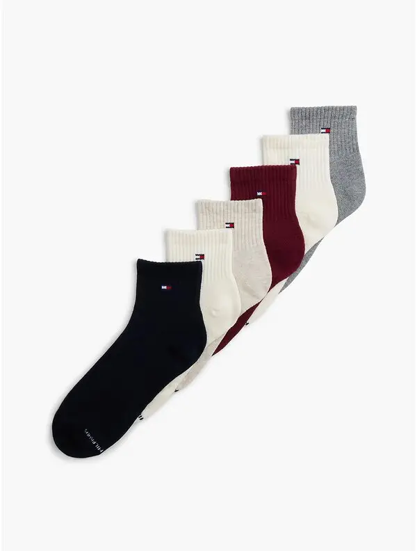 Tommy Hilfiger Quarter-top Sock 6-pack