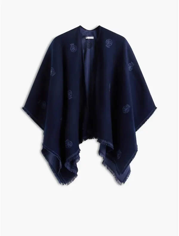 Tommy Hilfiger Crest Logo Reversible Cape