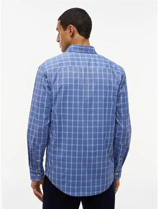 Tommy Hilfiger Regular Fit Windowpane Tech Shirt