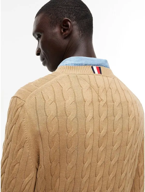 Tommy Hilfiger Cable Knit Crewneck Sweater
