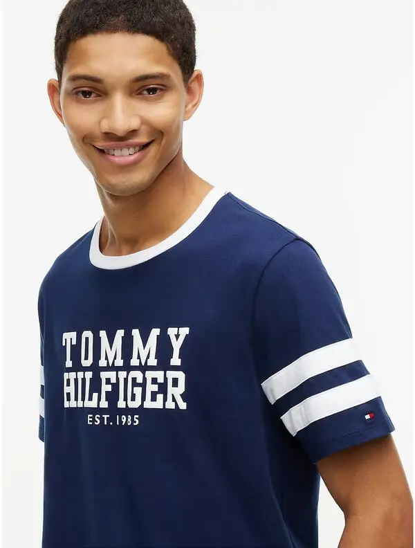 Tommy Hilfiger Varsity Logo Stripe T-shirt