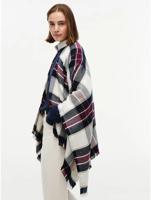 Tommy Hilfiger Tartan Cape