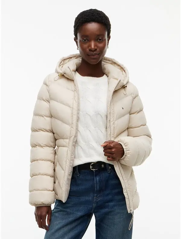 Tommy Hilfiger Lightweight Quilted Hooded Jacket
