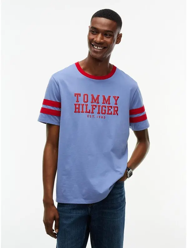 Tommy Hilfiger Varsity Logo Stripe T-shirt