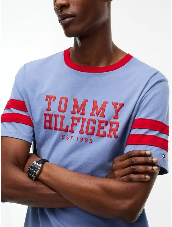 Tommy Hilfiger Varsity Logo Stripe T-shirt