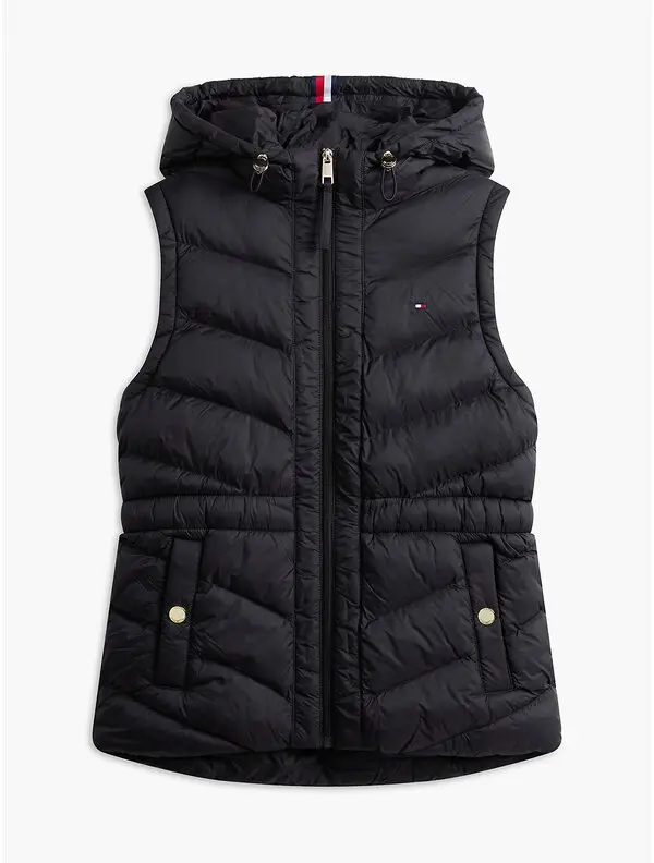 Tommy Hilfiger Lightweight Quilted Hooded Vest