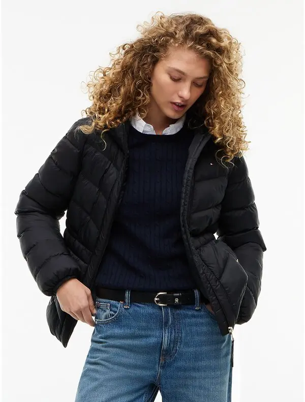 Tommy Hilfiger Lightweight Quilted Hooded Jacket