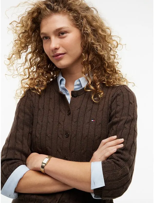 Tommy Hilfiger Cable Knit Button-up Cardigan