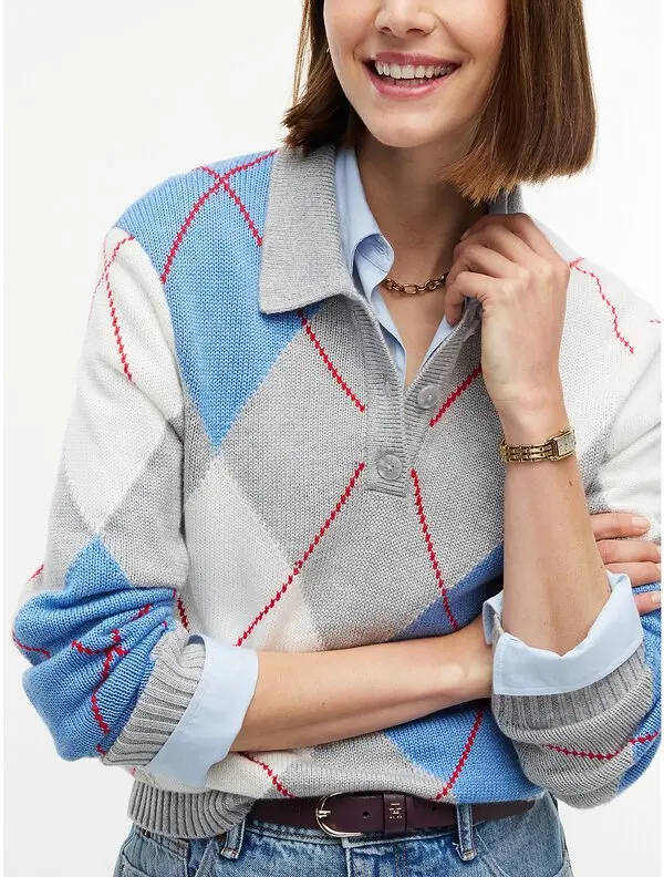 Tommy Hilfiger Argyle Sweater Polo