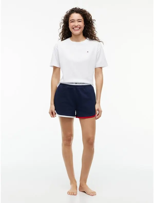Tommy Hilfiger Terry Boxer Sleep Short - Sky Captain
