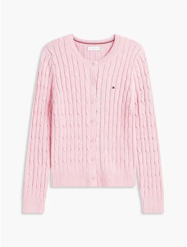 Tommy Hilfiger Cable Knit Button-up Cardigan
