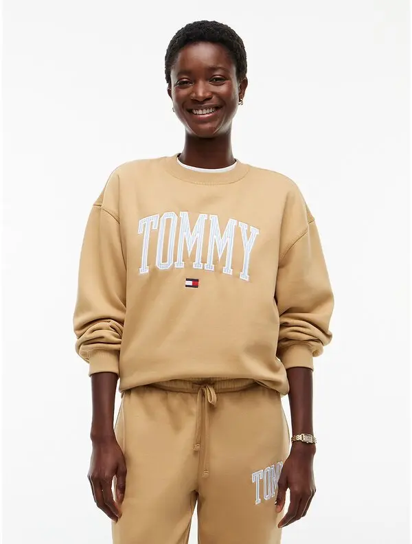 Tommy Hilfiger Varsity Logo Crewneck Sweatshirt
