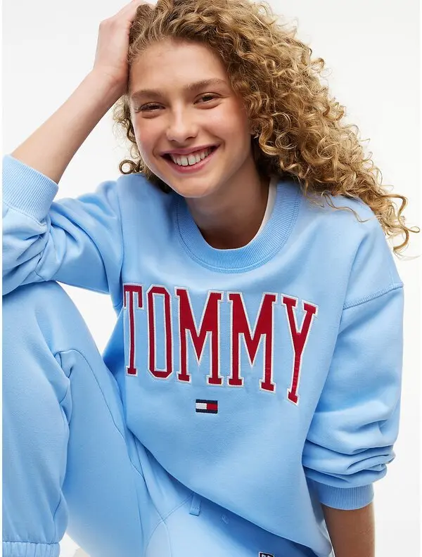 Tommy Hilfiger Varsity Tommy Logo Crewneck Sweatshirt