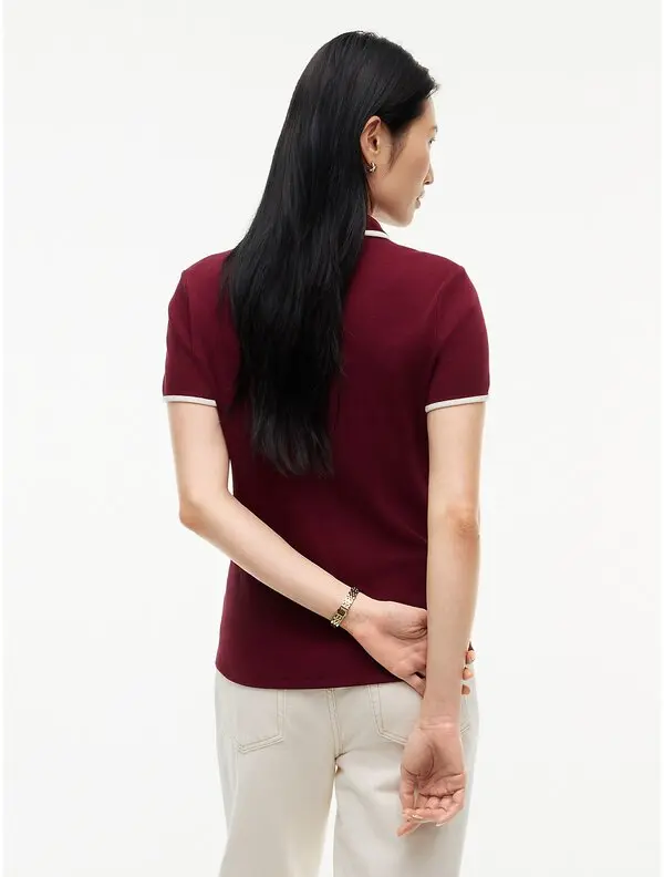 Tommy Hilfiger Tipped Split Placket Stretch Polo