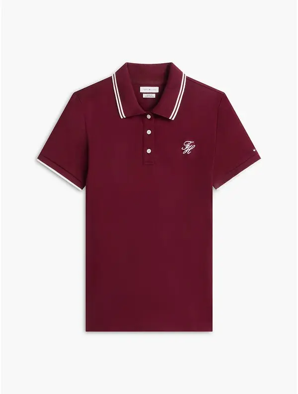 Tommy Hilfiger Script Monogram Tipped Polo