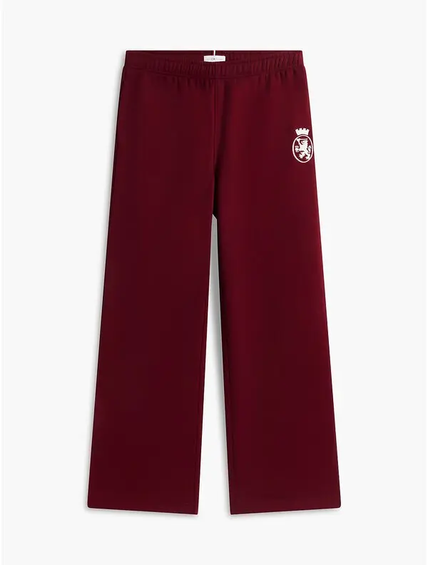 Tommy Hilfiger Varsity Crest Wide Leg Sweatpants