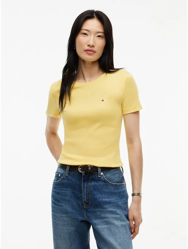Tommy Hilfiger Crewneck T-shirt - Daisy Yellow