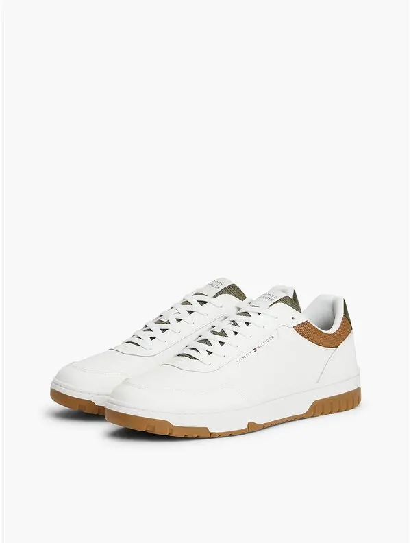 Tommy Hilfiger Leather Mix Court Sneakers