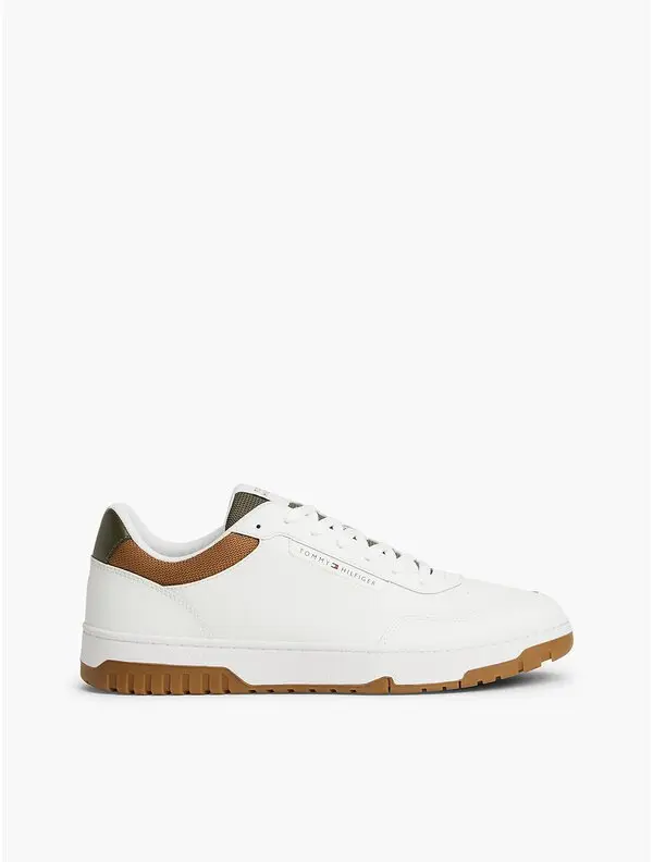 Tommy Hilfiger Leather Mix Court Sneakers