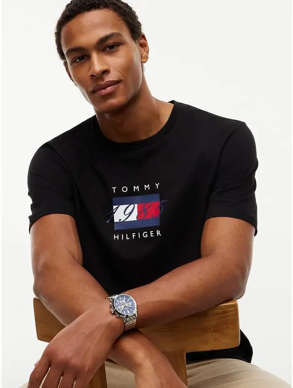 Tommy Hilfiger 1985 Flag Logo T-shirt