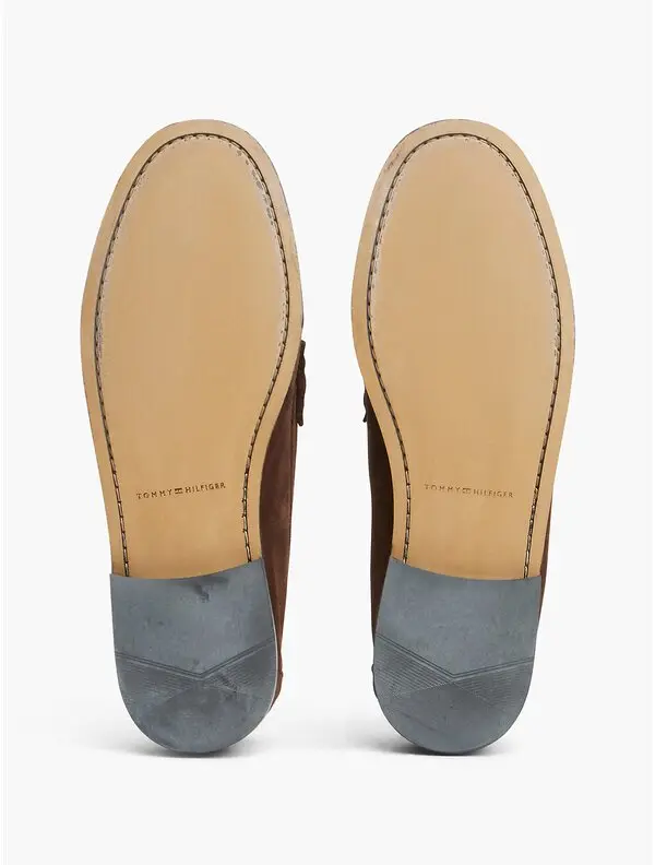 Tommy Hilfiger Suede Penny Loafers