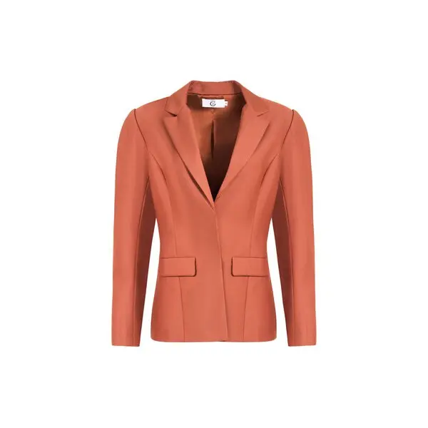 THE GT ATELIER Chocolate Tailored Blazer