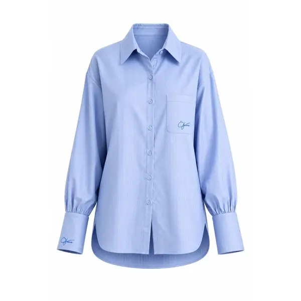 OFUURE Rue Button-up Shirt With Piping And Back Ties