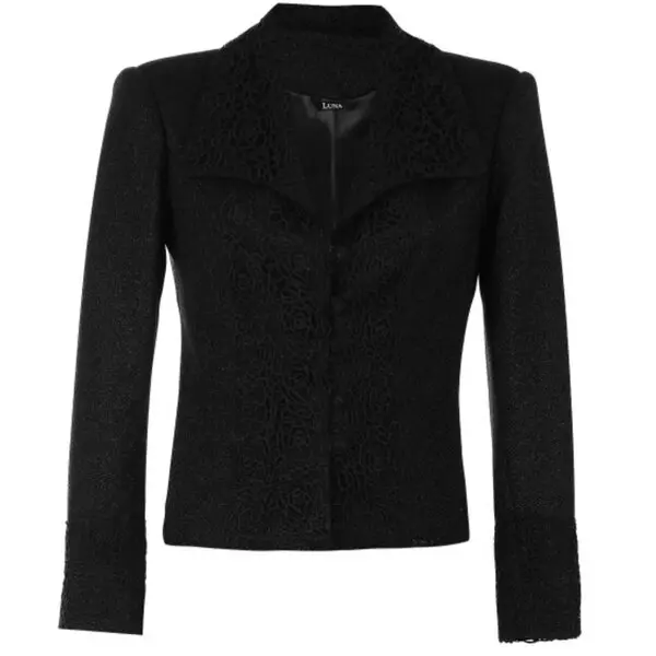 LUNA FASHION HOUSE Tailored Lace Blazer