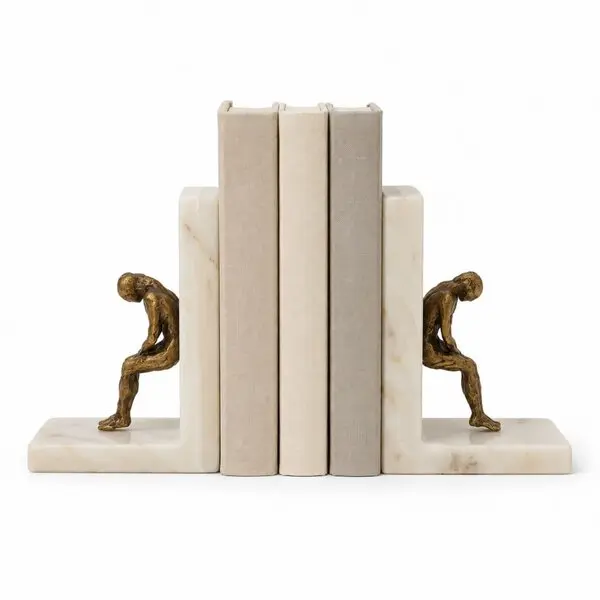 MARLETH Seated Bookends, Set Two