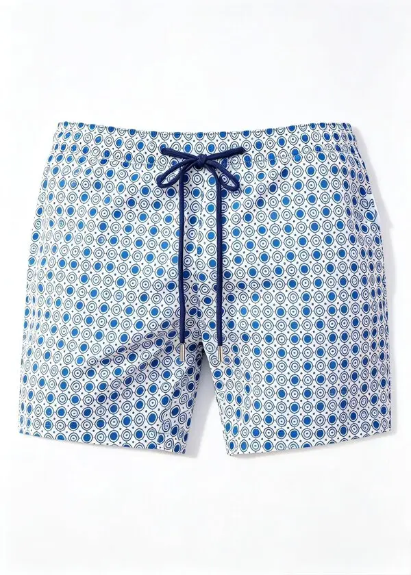 VAYLA Geometric Print Swim Shorts