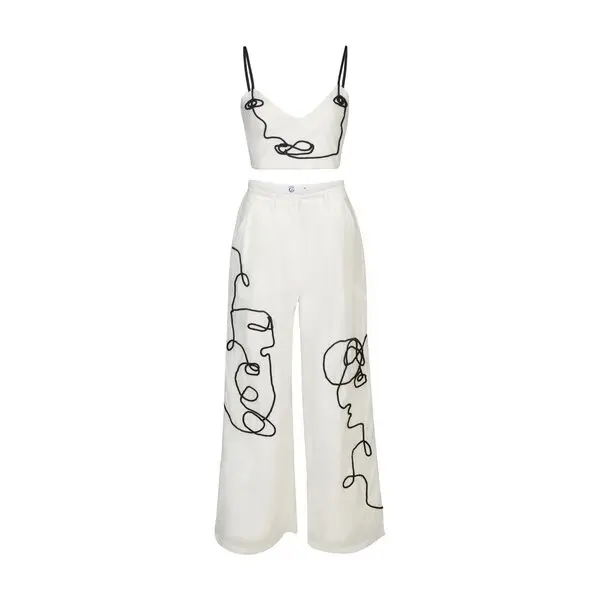 THE GT ATELIER Embroidered Co-ord Set