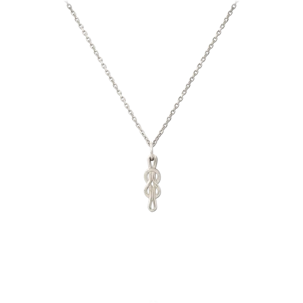 ASTOR & ORION Hecate Knotted Sterling Necklace