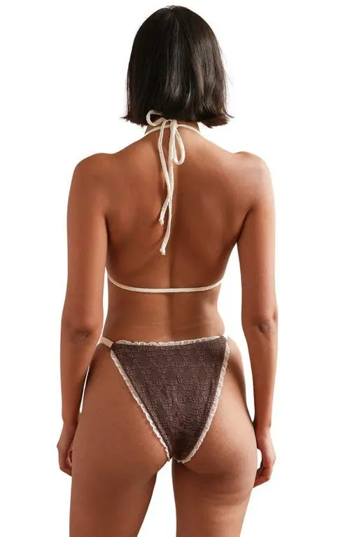 DIPPIN DAISY'S Corsica Triangle Bikini Top - Brunette