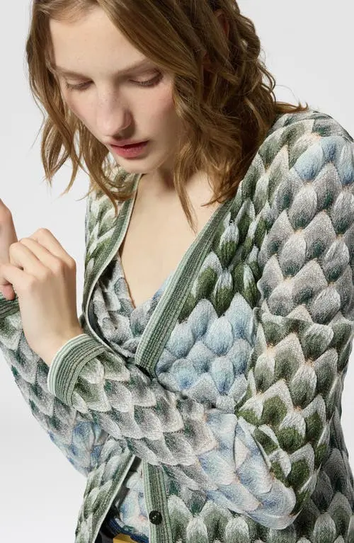 Missoni Metallic Lace Stitch Cardigan