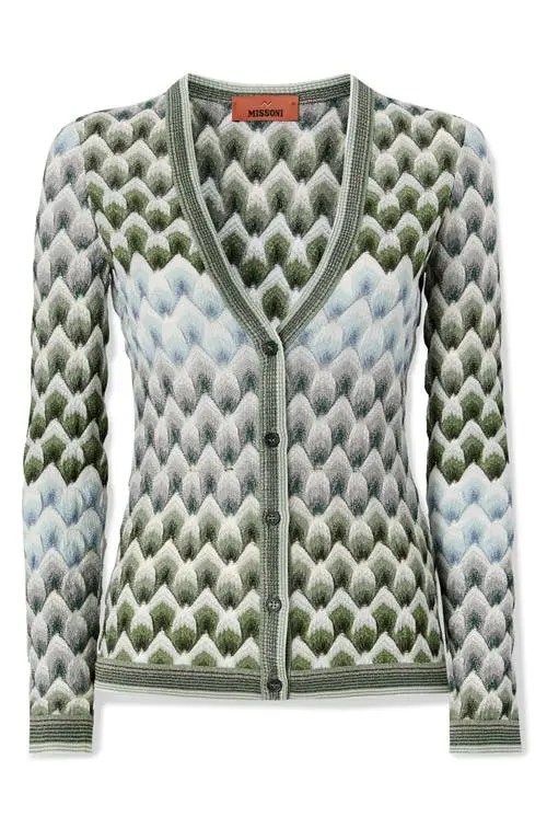Missoni Metallic Lace Stitch Cardigan