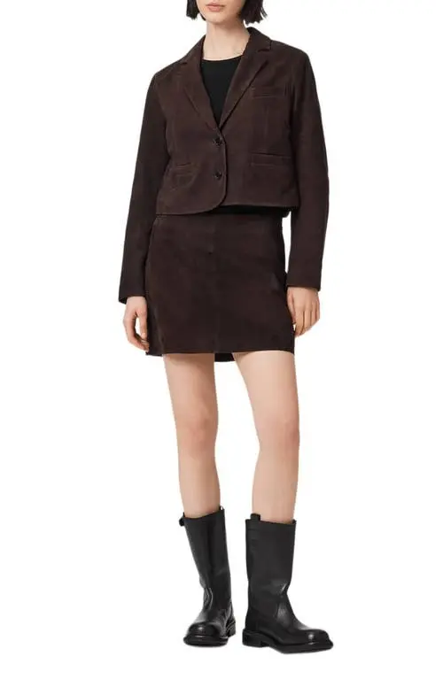 ALLSAINTS Apton Leather Blazer