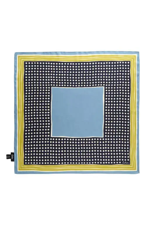 Echo Dotty Silk Bandana - Navy