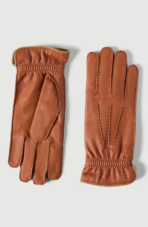 Brunello Cucinelli Nappa Leather Gloves With Cashmere Knit Lining