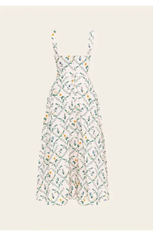 Agua Bendita Alcaparra Brisa Midi Dress