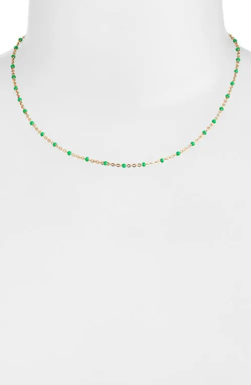 SET & STONES Kaz Bead Station Necklace