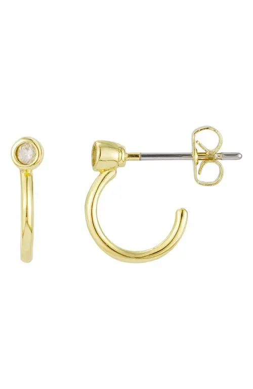ST. MORAN Crystal Wrap Around Hoop Earrings